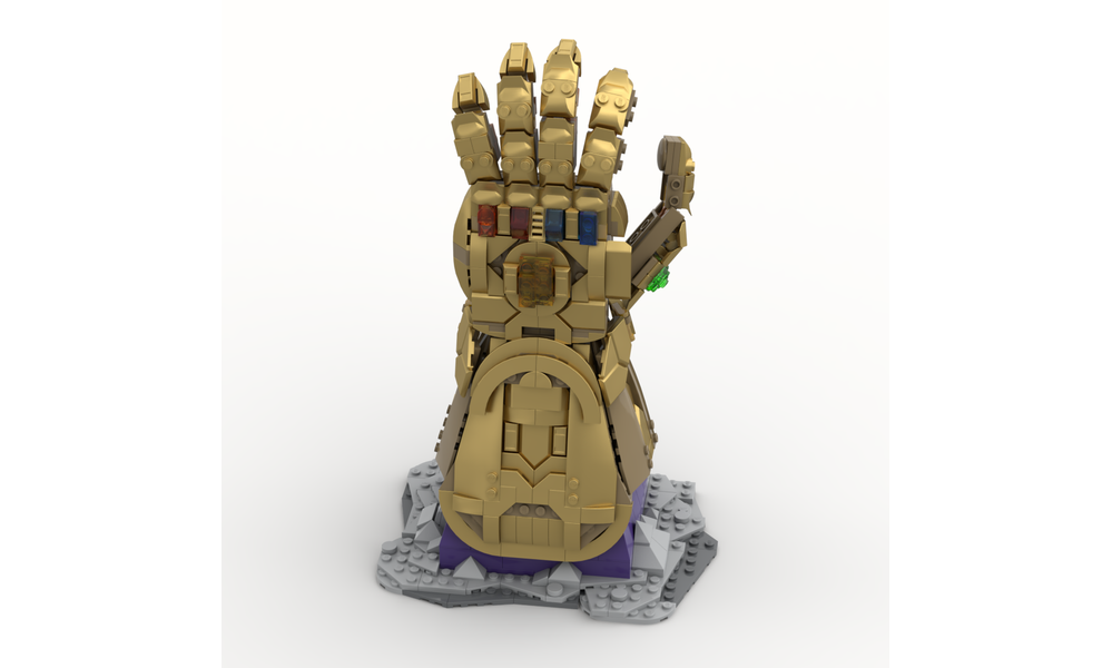 LEGO MOC Infinity Gauntlet alternative stand by Albo.Lego | Rebrickable ...