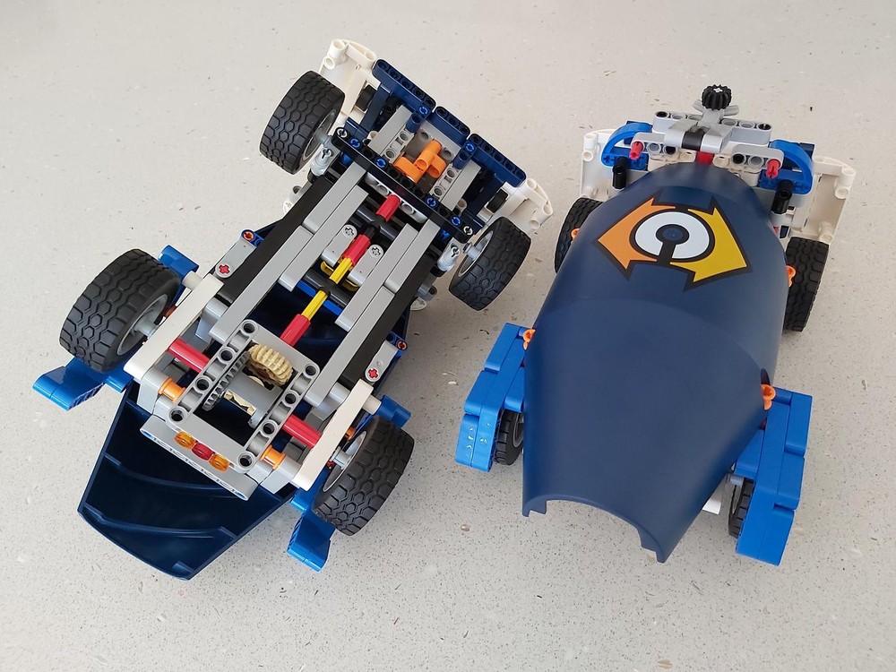 LEGO MOC 42112 Double Racers by LetsBrick | Rebrickable - Build with LEGO