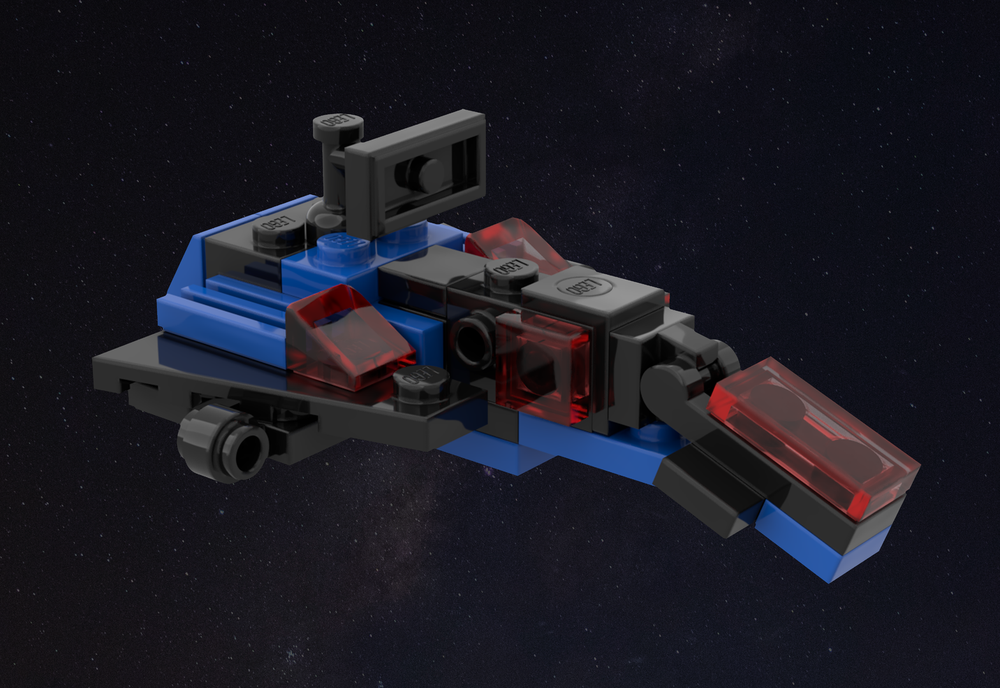 LEGO MOC Micro Scale Space Police Mission Commander by Brickflip ...