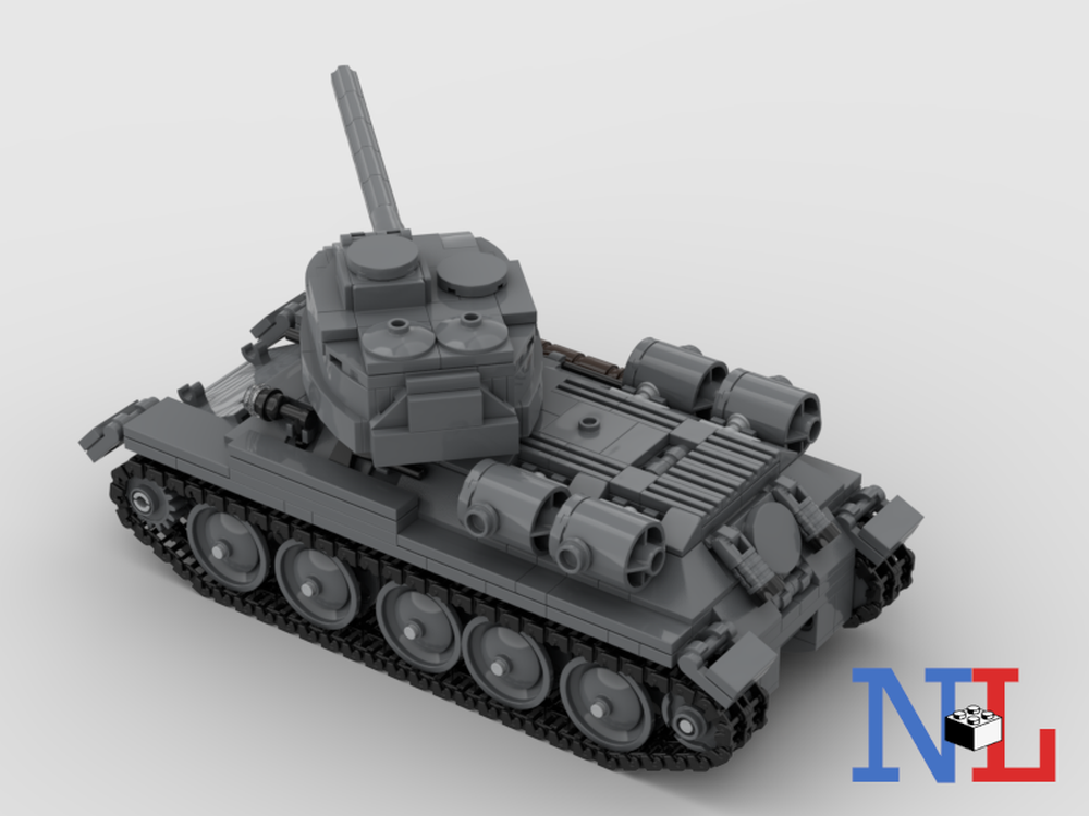 LEGO MOC WW2 T-34-85 Soviet Tank by NLBricks | Rebrickable - Build with ...