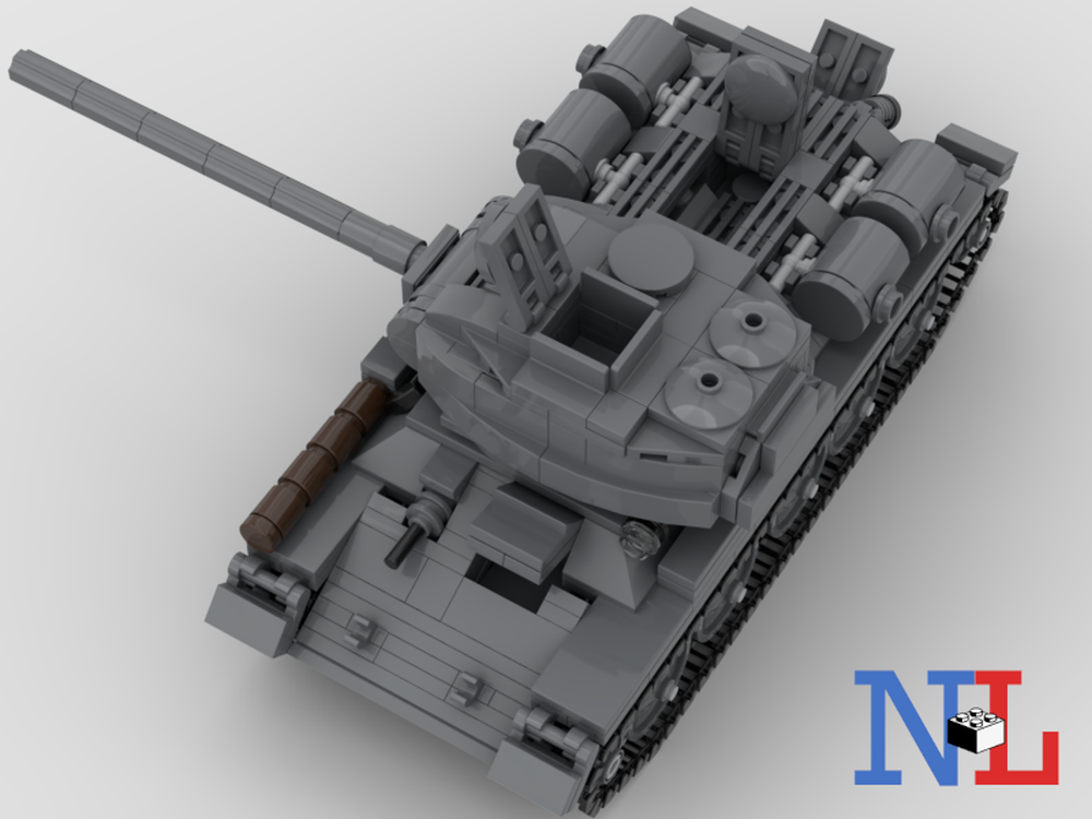 LEGO MOC WW2 T-34-85 Soviet Tank by NLBricks | Rebrickable - Build with ...