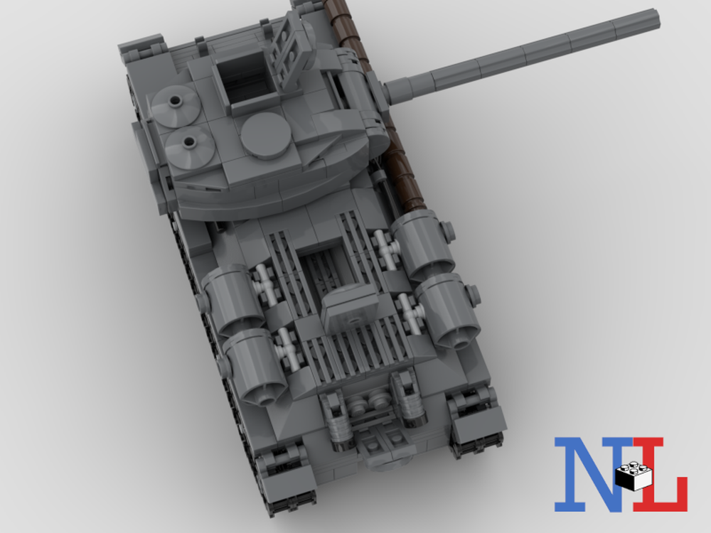 LEGO MOC WW2 T-34-85 Soviet Tank by NLBricks | Rebrickable - Build with ...