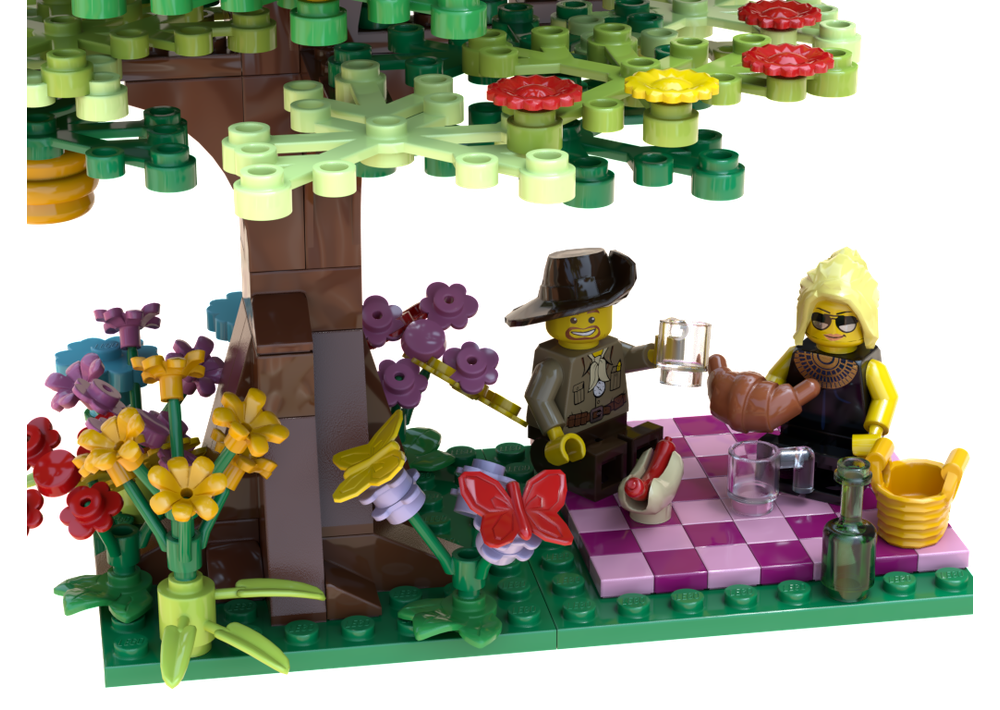 LEGO MOC It's Just a Tree! Spring by Brick.Mocman | Rebrickable - Build ...