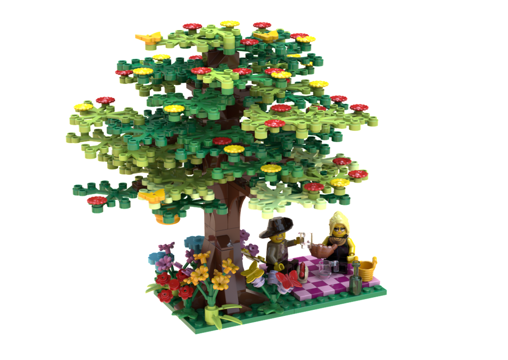 LEGO MOC It's Just a Tree! Spring by Brick.Mocman | Rebrickable - Build ...
