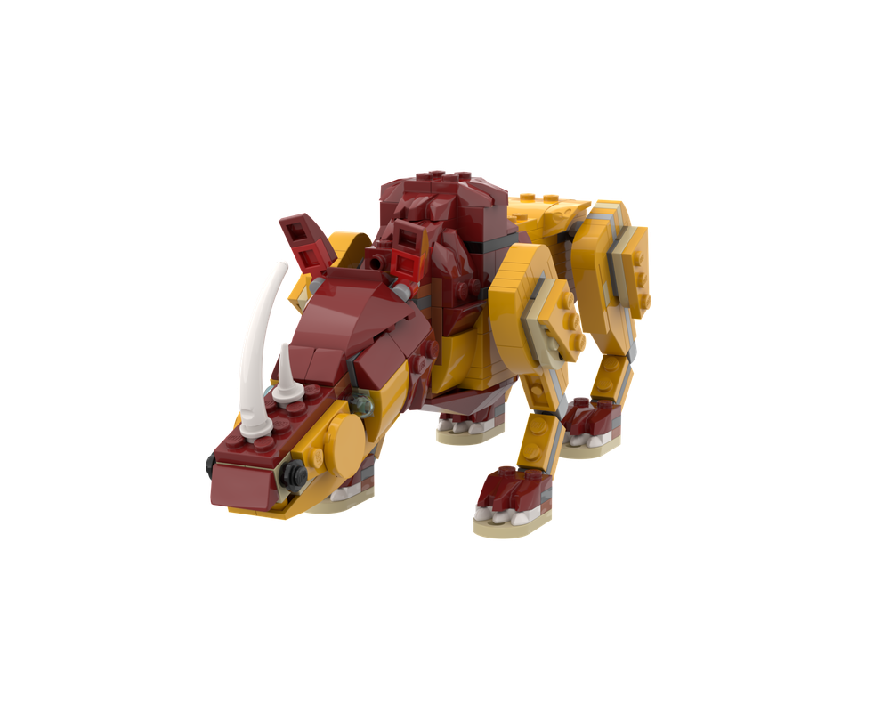 LEGO MOC Woolly Rhino 31112 2 to 1 by bricksmartworkshop | Rebrickable ...