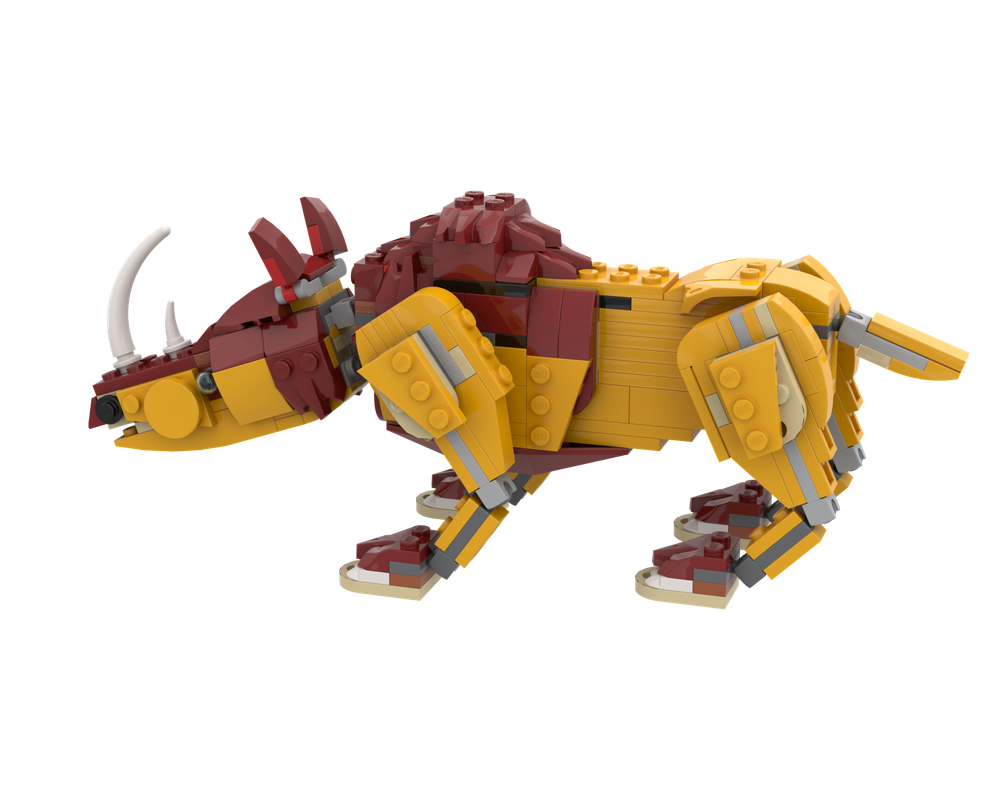 LEGO MOC Woolly Rhino 31112 2 to 1 by bricksmartworkshop | Rebrickable ...