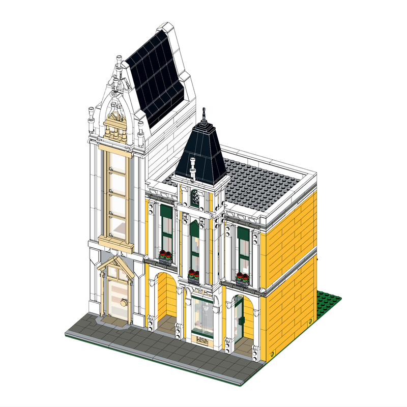 LEGO MOC-79846 Tailor Modular Buildings by MOC_Expert | Rebrickable ...