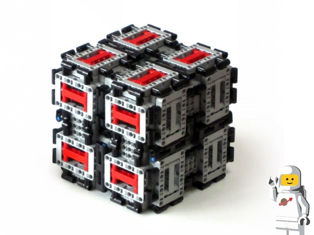 LEGO MOC Giant Magic Folding Cube by slfroden | Rebrickable - Build ...