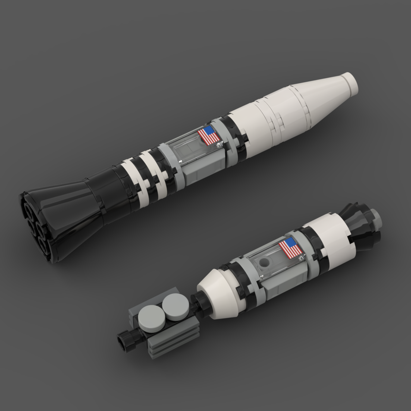 LEGO MOC Agena Target Vehicle [1:110] by phreaddee | Rebrickable ...