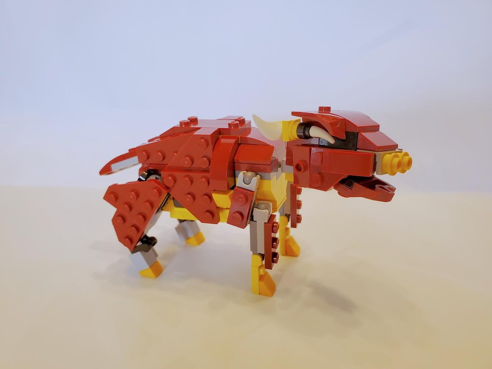 LEGO MOC Mythical Bull by Ailurophelia | Rebrickable - Build with LEGO