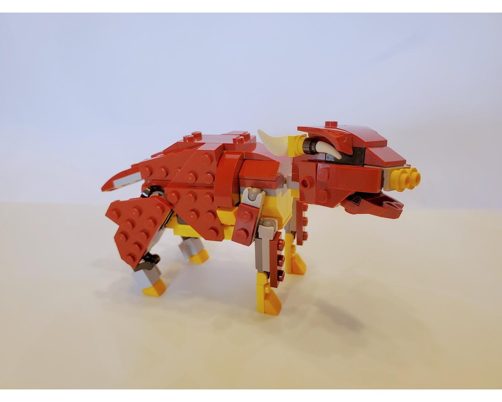 LEGO MOC Mythical Bull by Ailurophelia | Rebrickable - Build with LEGO