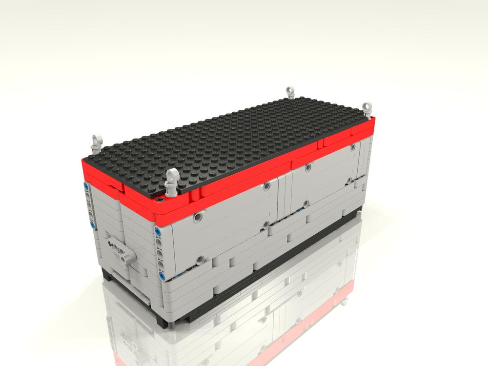 LEGO MOC 20 Feet Container for Linde Container Reach Stacker by ...