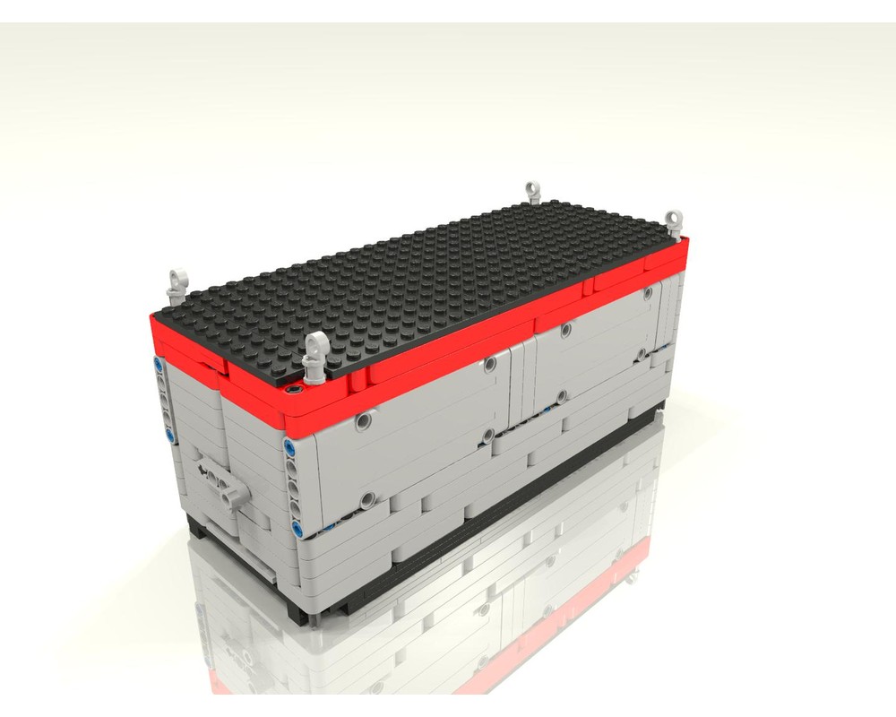LEGO MOC 20 Feet Container for Linde Container Reach Stacker by ... LEGO MOC 20 Feet Container for Linde Container Reach Stacker by ...