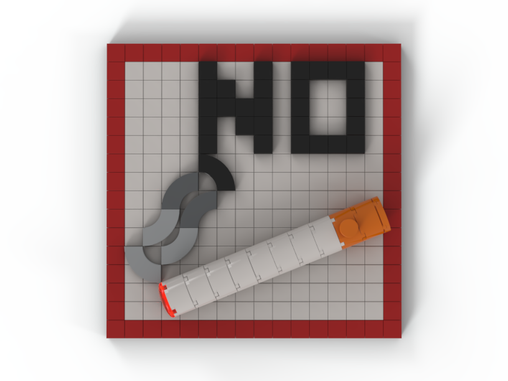 Lego Moc No Smoking By Namowen Rebrickable Build With Lego