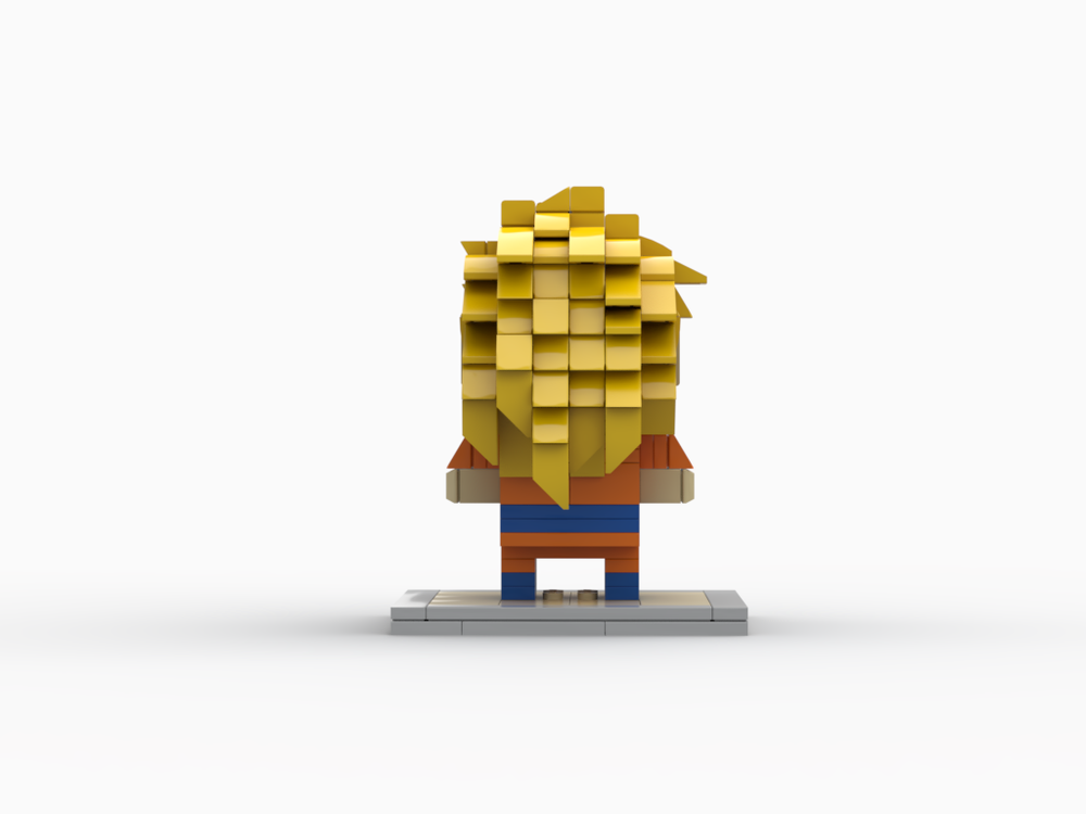 LEGO MOC Dragon Ball Goku SSJ3 Brickheadz by legomania_josh ...