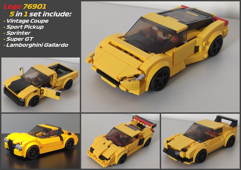 LEGO MOC 76901 5 in 1 set by Kirvet | Rebrickable - Build with LEGO