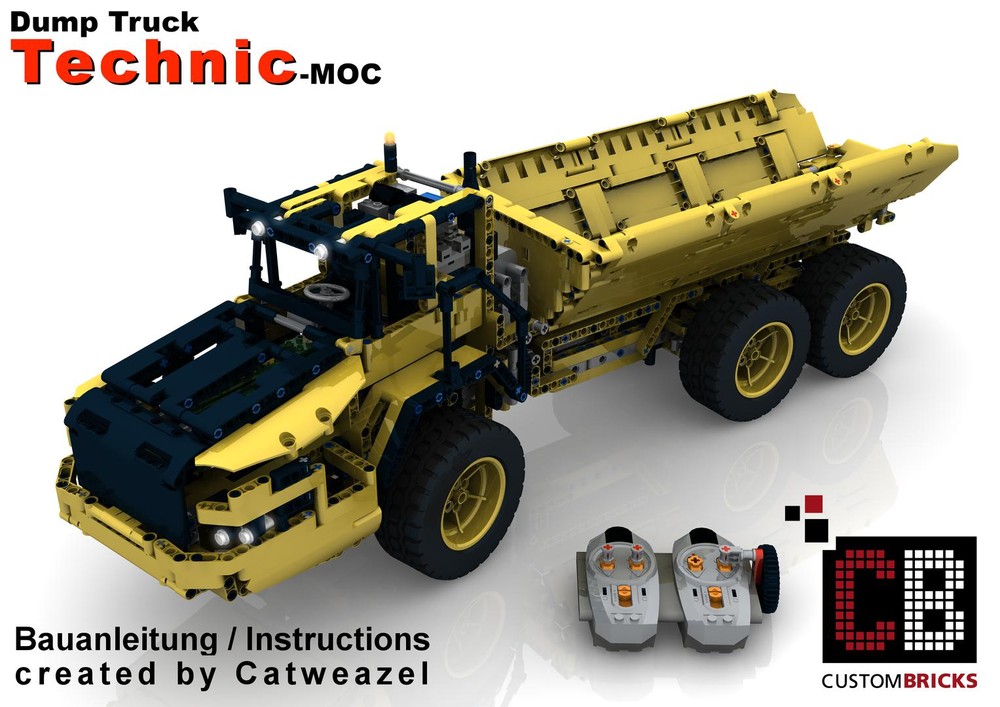 LEGO MOC Custom RC Dump Truck by CustomBricks.de | Rebrickable - Build ...
