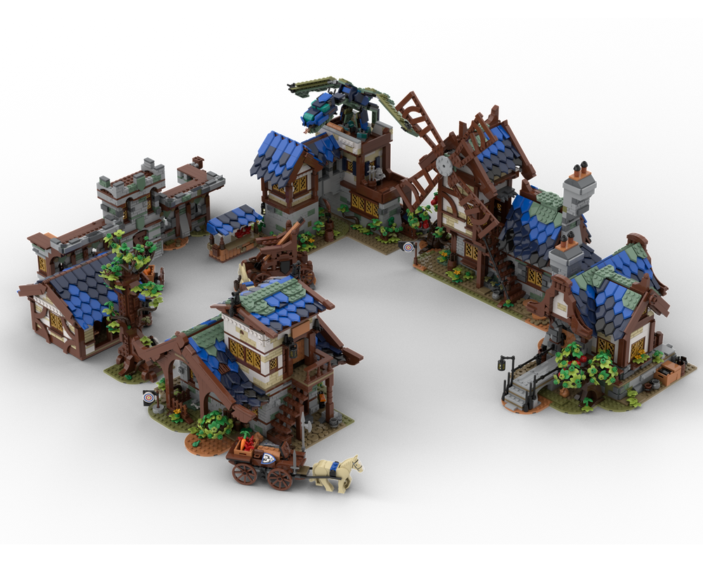 LEGO MOC Medieval Town Bundle by Gr33tje13 | Rebrickable - Build with LEGO