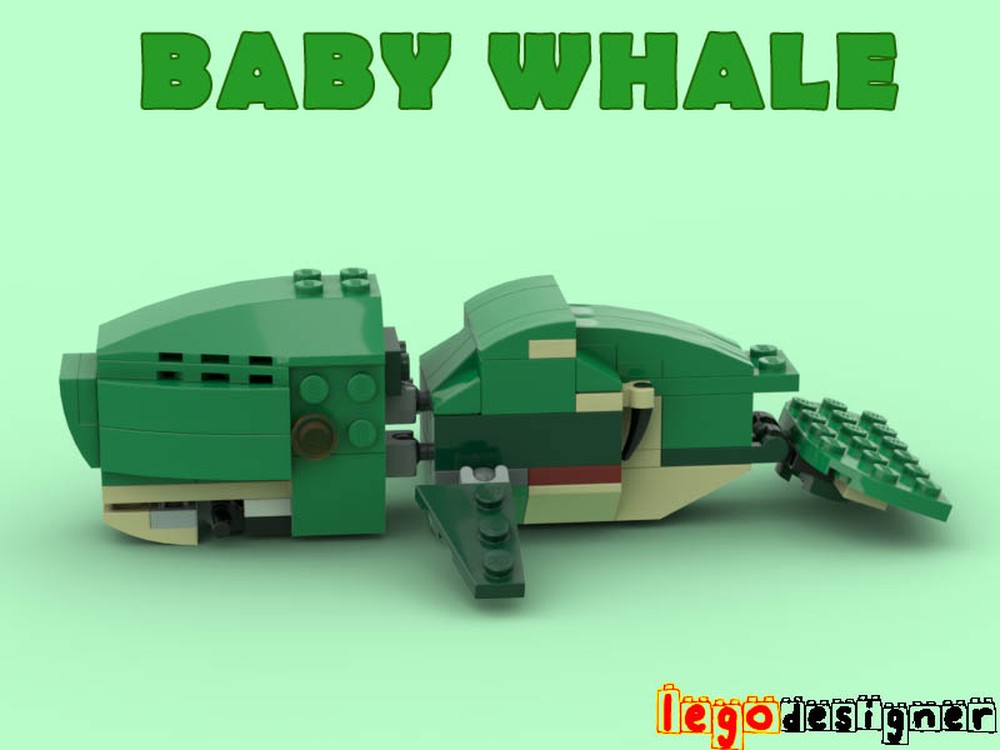 LEGO MOC 31058 Baby Whale by LegoDesigner | Rebrickable - Build with LEGO