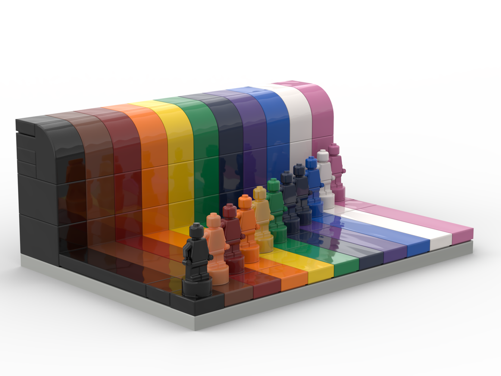 LEGO MOC Micro Everyone Is Awesome by Dafeld | Rebrickable - Build with ...