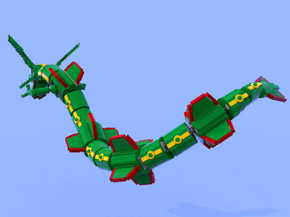 LEGO MOC Pokemon Rayquaza by Ludicolo | Rebrickable - Build with LEGO