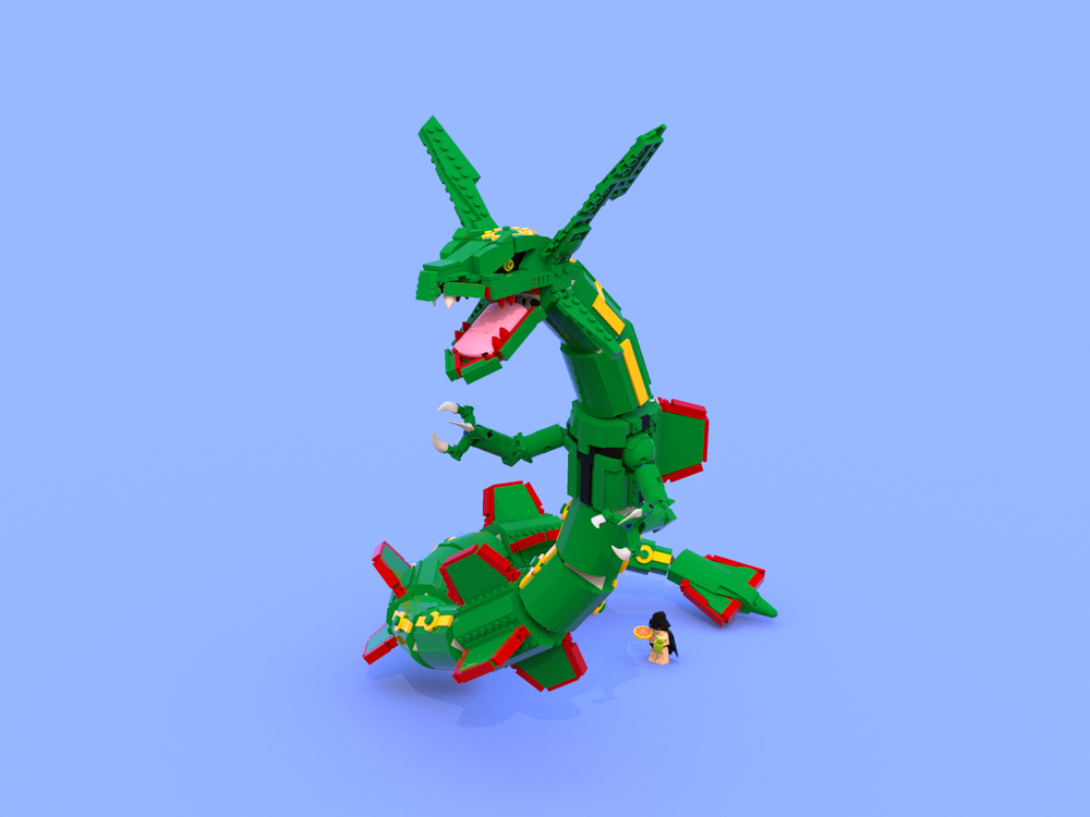 LEGO MOC Pokemon Rayquaza by Ludicolo | Rebrickable - Build with LEGO