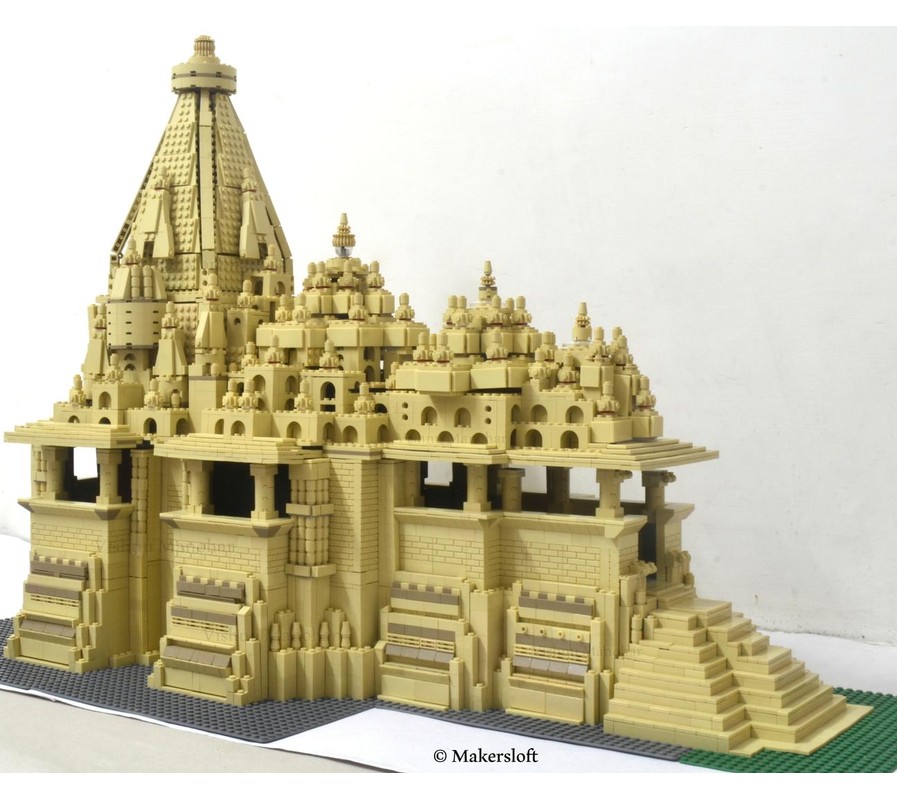 LEGO MOC Khajuraho Temple India by Dr. Vishnu Manohar | Rebrickable ...