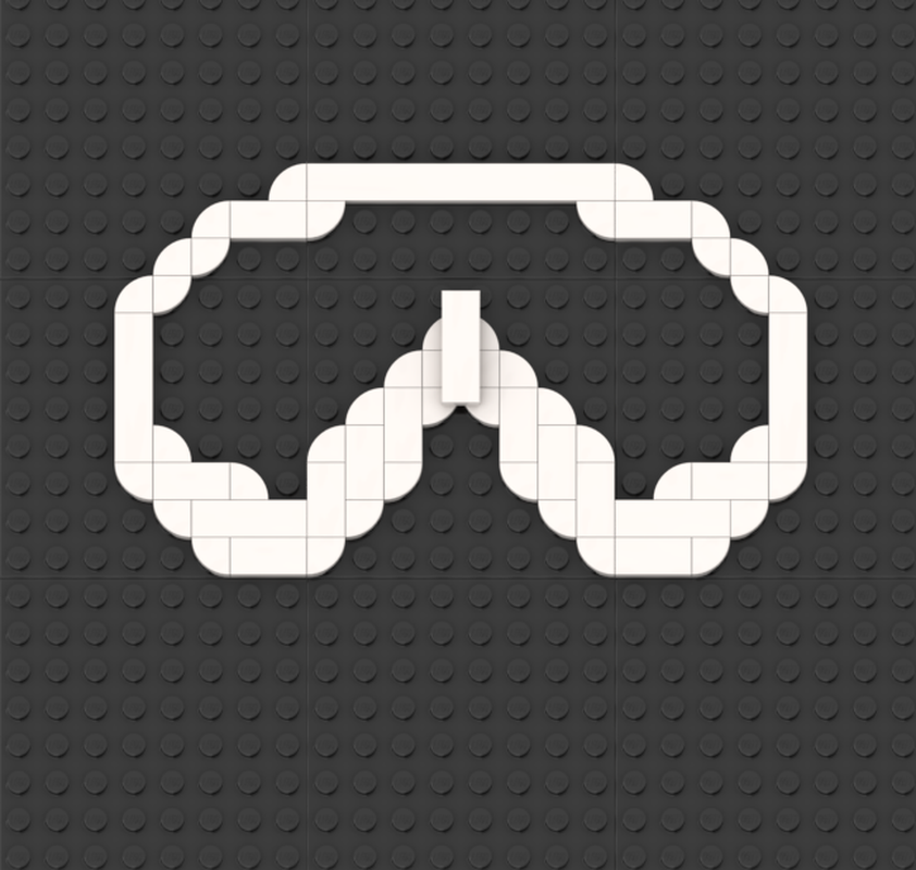 LEGO MOC-80185 Lego Infiniti Logo by Yeetas | Rebrickable - Build with LEGO