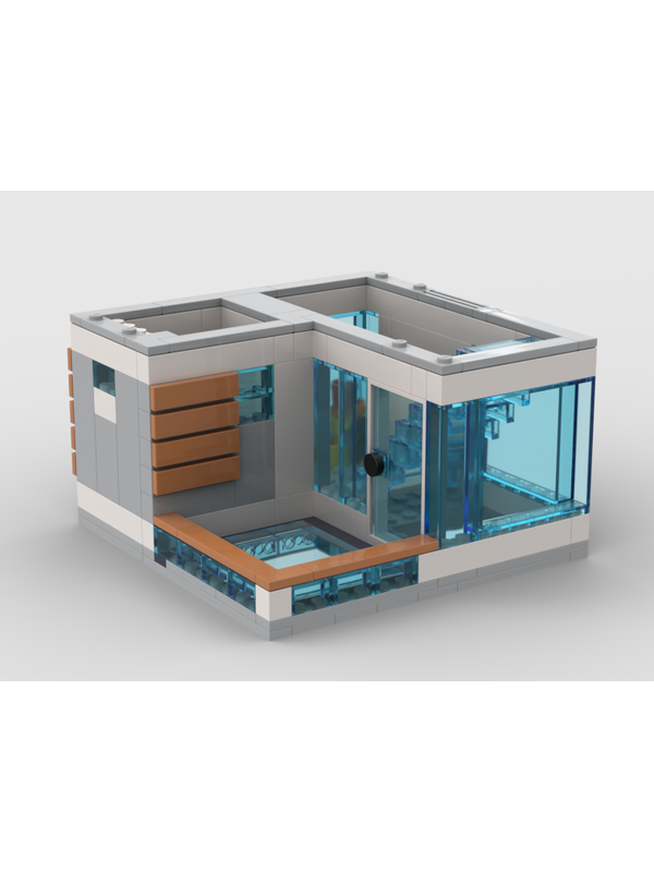 LEGO MOC Modern Family House Modular by KTBrickworks | Rebrickable ...