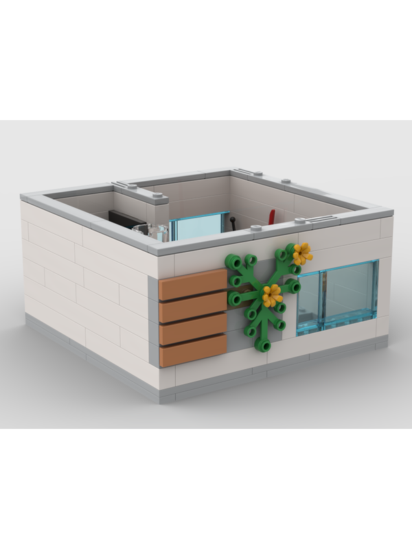 LEGO MOC Modern Family House Modular by KTBrickworks | Rebrickable ...
