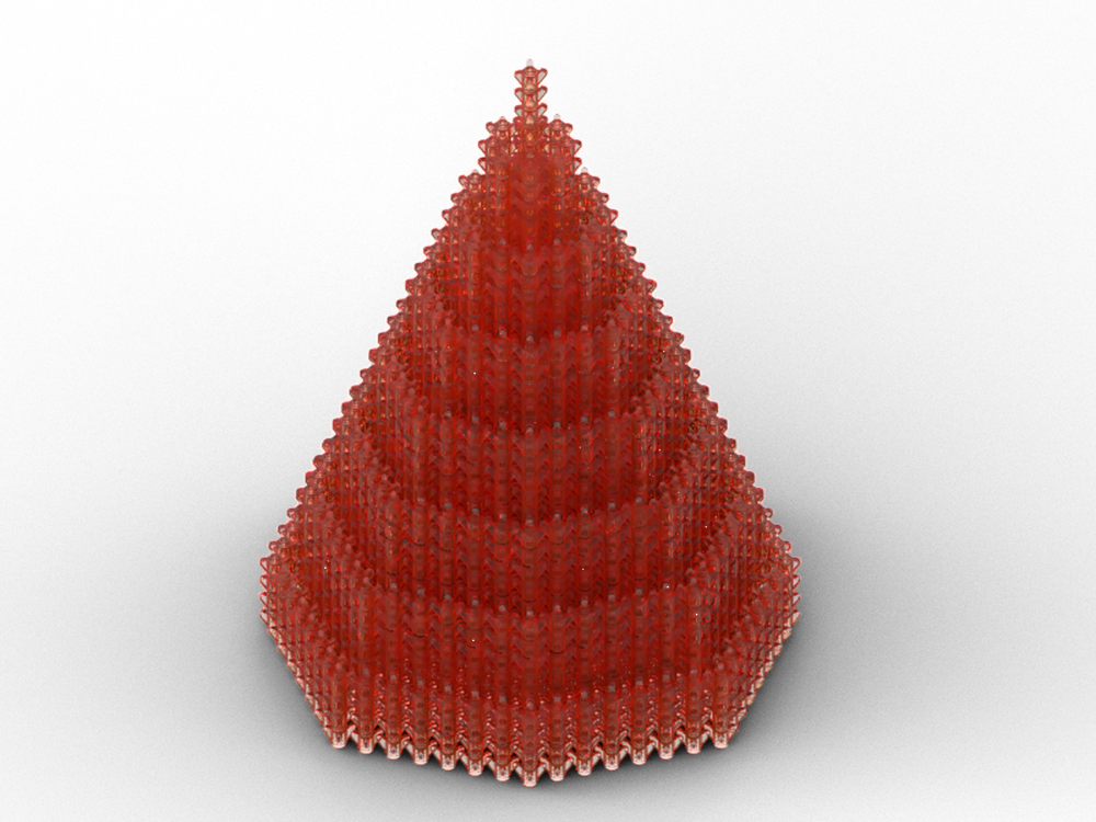 LEGO MOC Fire Crystal Tree 8-leveled by atributes16 | Rebrickable ...