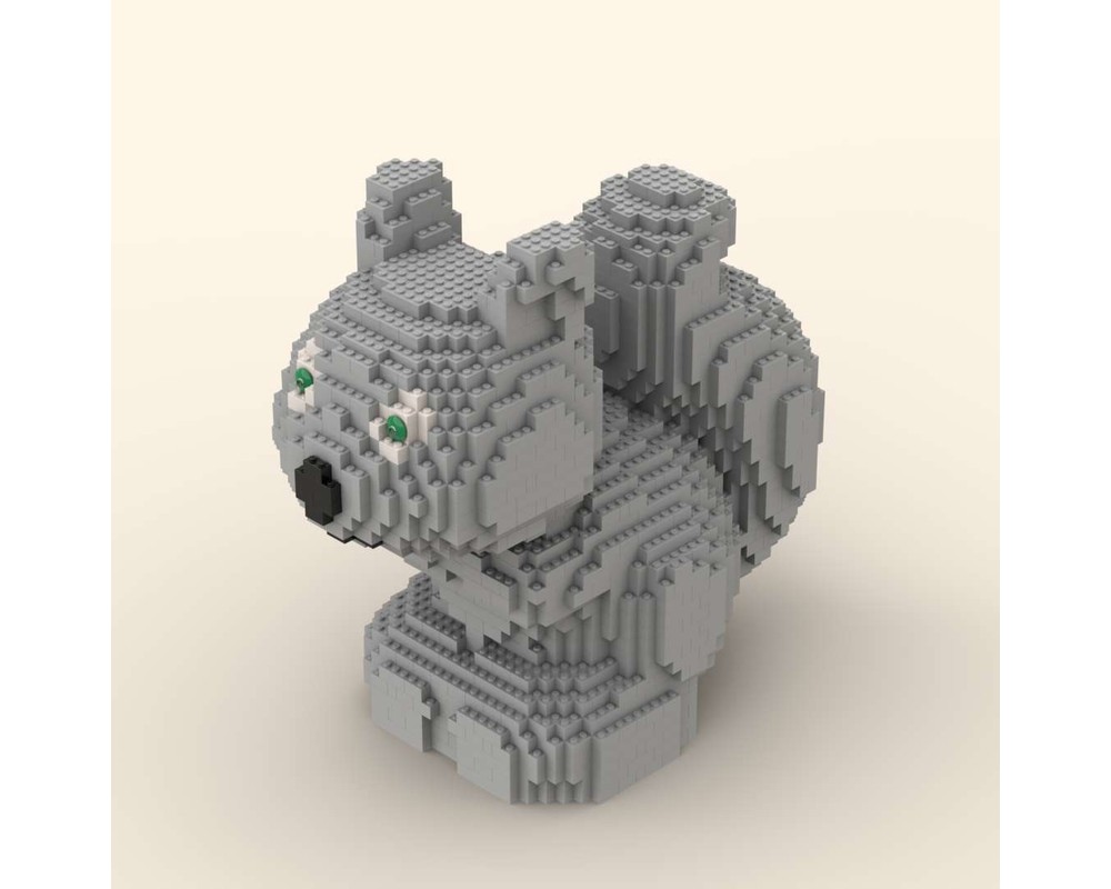LEGO MOC Squirrel by otterbournelego | Rebrickable - Build with LEGO