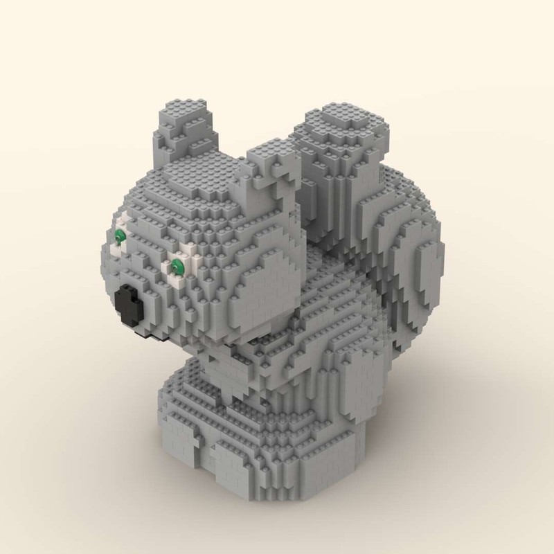 LEGO MOC Squirrel by otterbournelego | Rebrickable - Build with LEGO