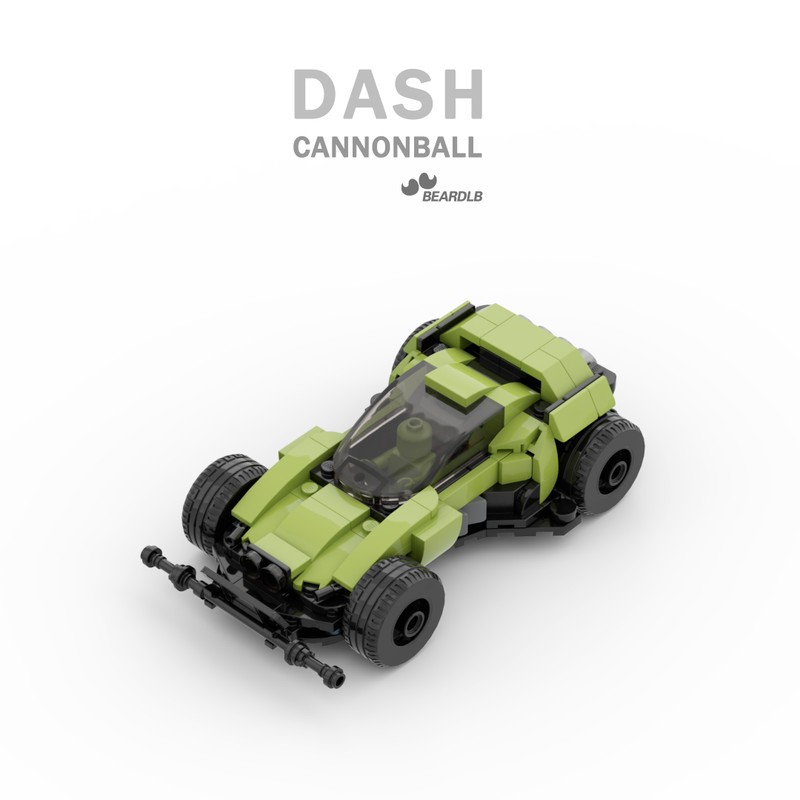 LEGO MOC DASH cannonball 8wide by beardLB | Rebrickable - Build with LEGO