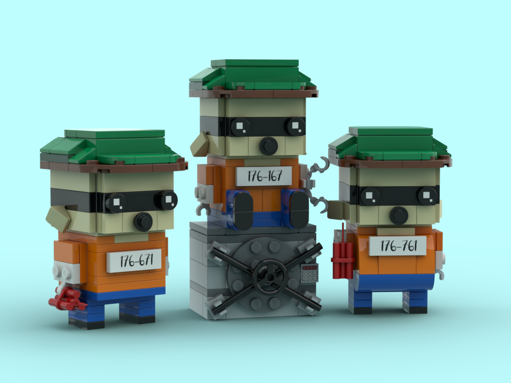 LEGO MOC The Beagle Boys by GetMeBricked | Rebrickable - Build with LEGO