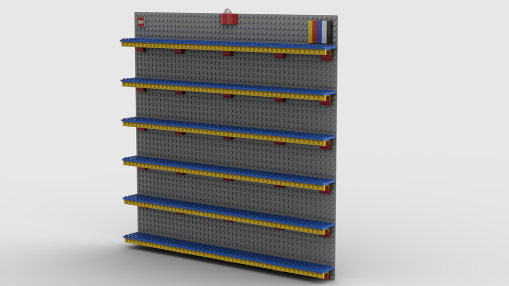 LEGO MOC Minifig Wall Display by Rocket Racer318 | Rebrickable - Build ...