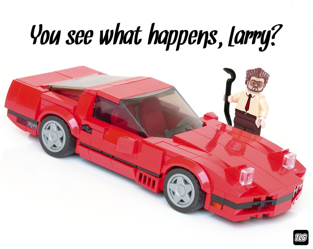 LEGO MOC Corvette C4 (Big Lebowski) by _TLG_ | Rebrickable - Build with ...