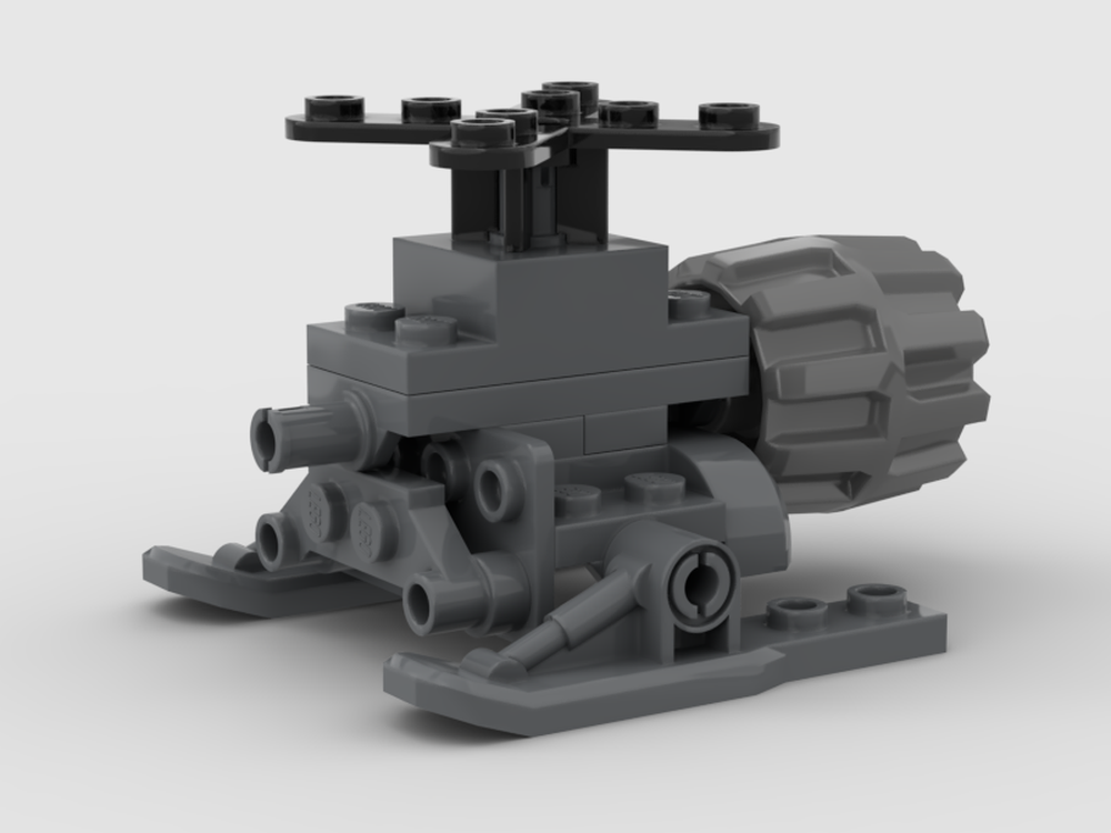 LEGO MOC Mini-Copter by astrowob | Rebrickable - Build with LEGO