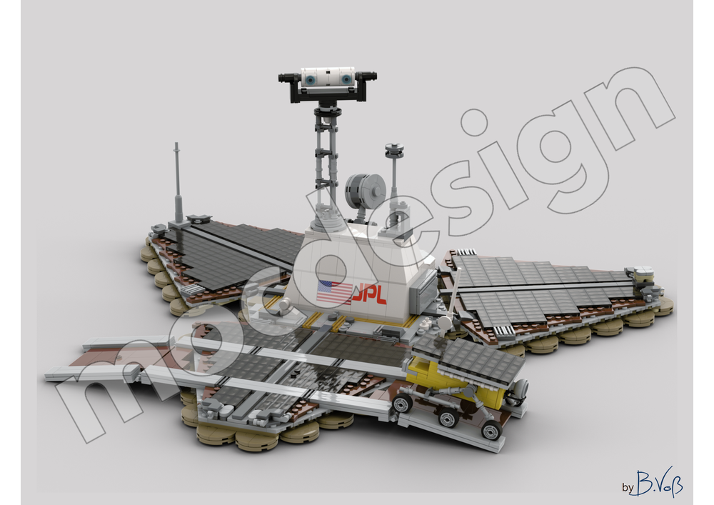 LEGO MOC-80298 NASA Mars Lander Pathfinder - Sojourner 1:9 scale by ...