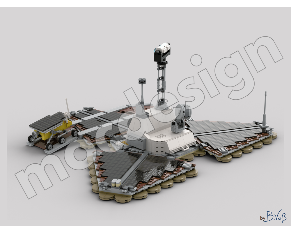 LEGO MOC NASA Mars Lander Pathfinder - Sojourner 1:9 scale by MOC ...