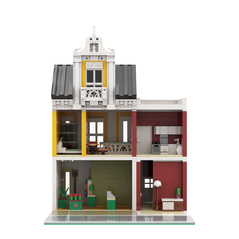LEGO MOC Gardening Store Modular Buildings by MOC_Expert | Rebrickable ...