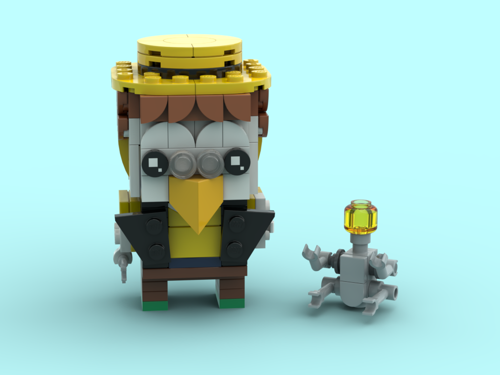 LEGO MOC Gyro Gearloose and his Little Helper by GetMeBricked ...