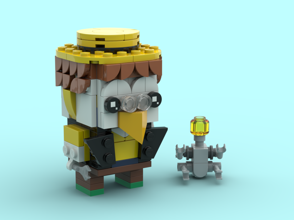 LEGO MOC Gyro Gearloose and his Little Helper by GetMeBricked ...