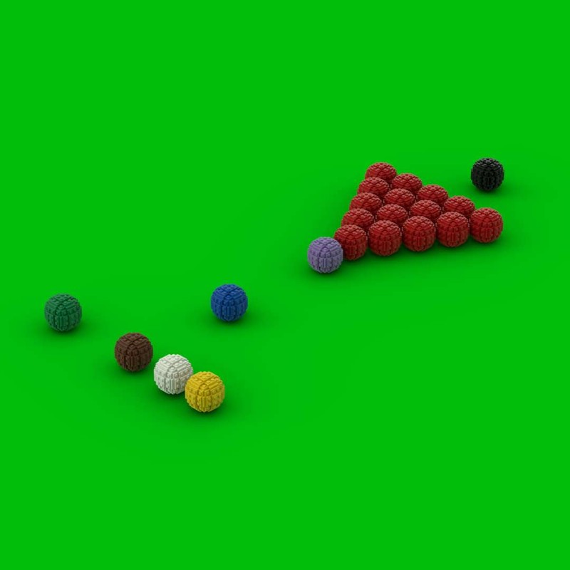 LEGO MOC Snooker Balls by otterbournelego | Rebrickable - Build with LEGO