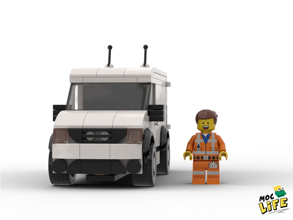 LEGO MOC Ford Transit Connect by MocLife | Rebrickable - Build with LEGO