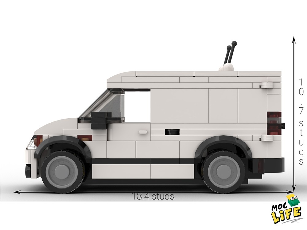 LEGO MOC Ford Transit Connect by MocLife | Rebrickable - Build with LEGO