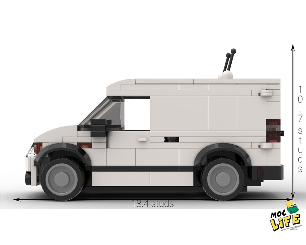 LEGO MOC Ford Transit Connect by MocLife | Rebrickable - Build with LEGO