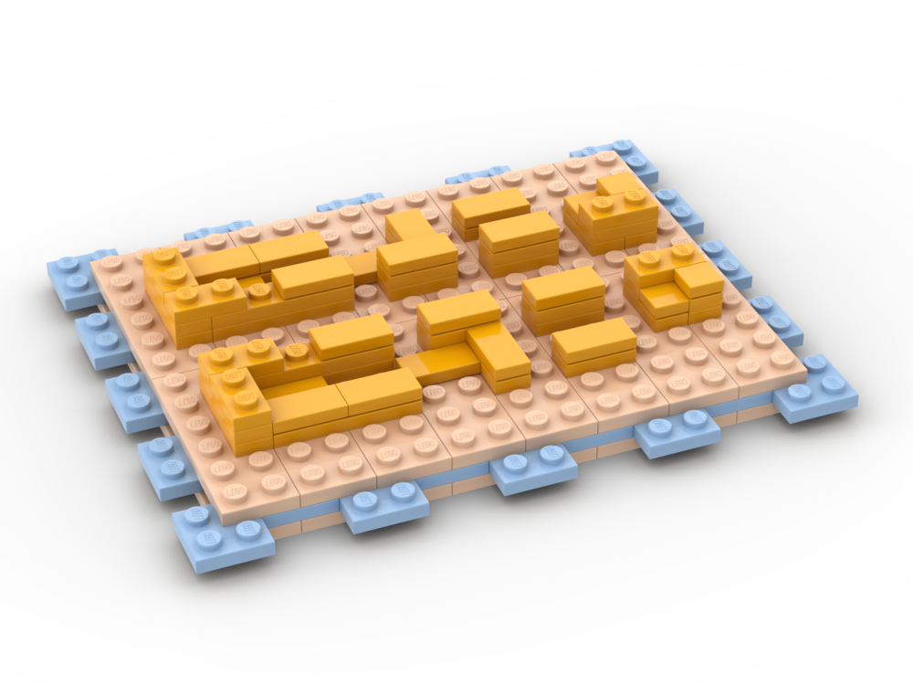 LEGO MOC Frame Rack-MOC-62878-Upper Tail by TurboRatRods | Rebrickable ...