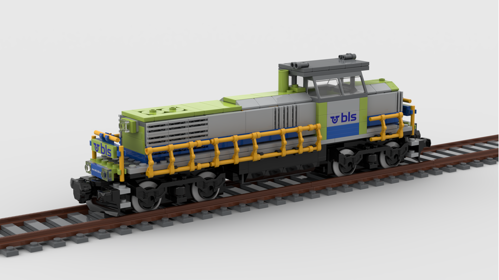 LEGO MOC Swiss Diesel Locomotive AM843 - SBB Cargo by mnemocron ...