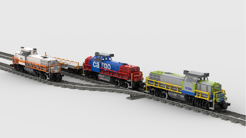 LEGO MOC Swiss Diesel Locomotive AM843 - SBB Cargo by mnemocron ...